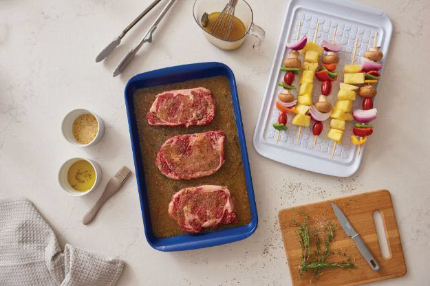 Home All Products Closeout Tovolo Large Prep & Serve Marinade Tray Set ...
