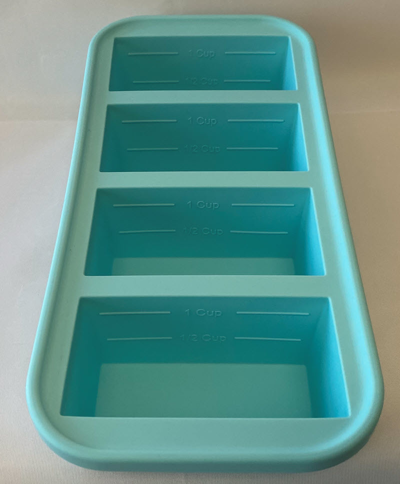AP Silicone 4 Compartment Freezer Mold w/Lid- HD