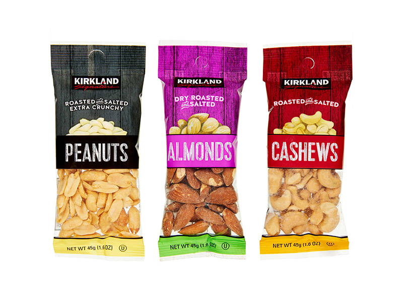 Kirkland Snacking Nut Variety Pack, 30 ct. / 1.6 oz. CASE
