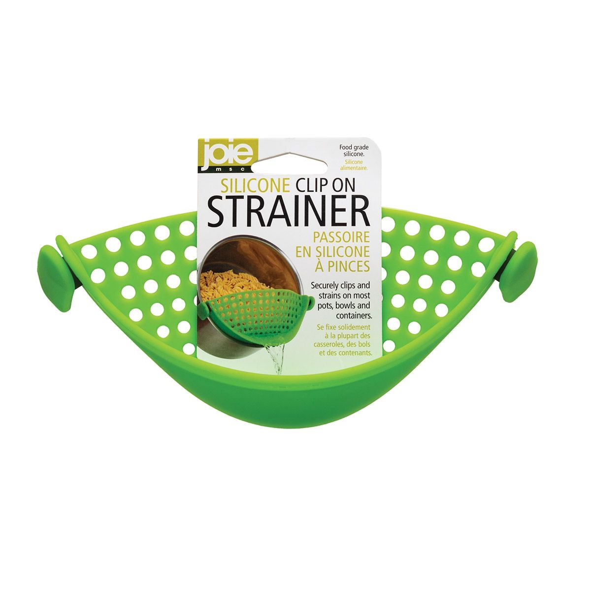 Home All Products Closeout Joie Silicone Clip-on Strainer, EACH (3774)