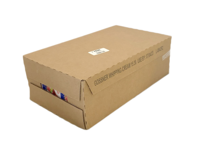 Gossner Foods Shelf-Stable Whipping Cream 27/8 oz. Cartons CASE - SO