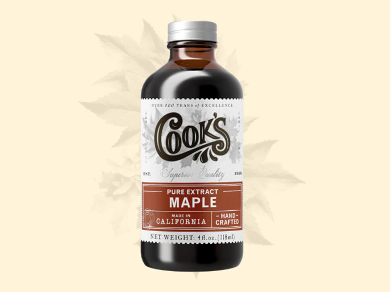 Home All Products Closeout Cook's Organic Pure Maple Extract, 4 oz ...