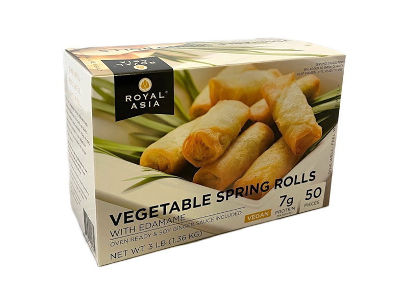 Vegetable Spring Rolls w/sauce, 50 ct. / 3 lb. box EACH