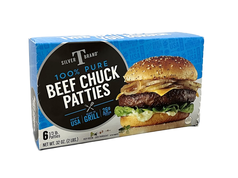 Silver T Beef Chuck Patties, 6 ct. / 5.3 oz. EACH