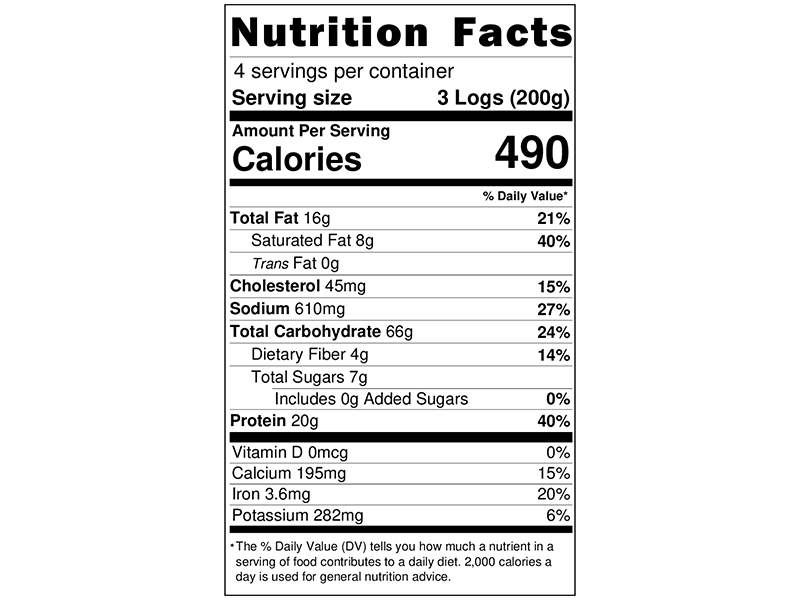 Finger Foods Original Taco Logs, 12 ct. / 3 oz. EACH