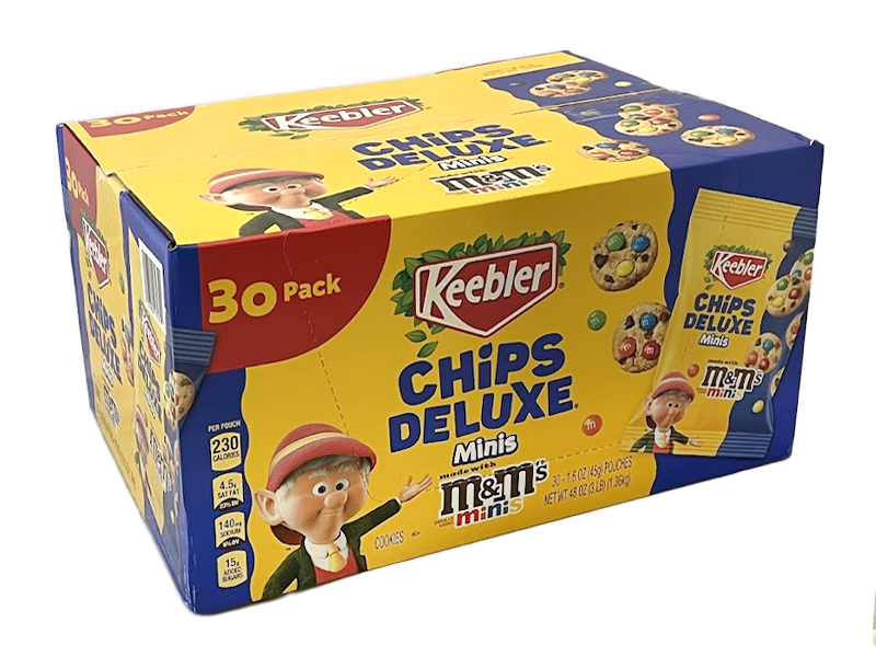 Home All Products Allergens Wheat Keebler Chips Deluxe Minis, 30 ct ...