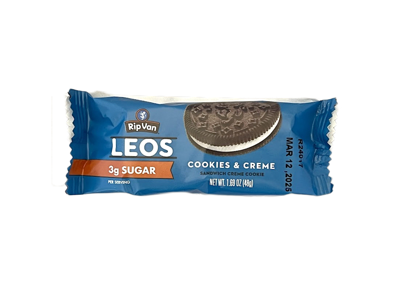 Home All Products Closeout Rip Van Leos Cookies & Cream Sandwich ...
