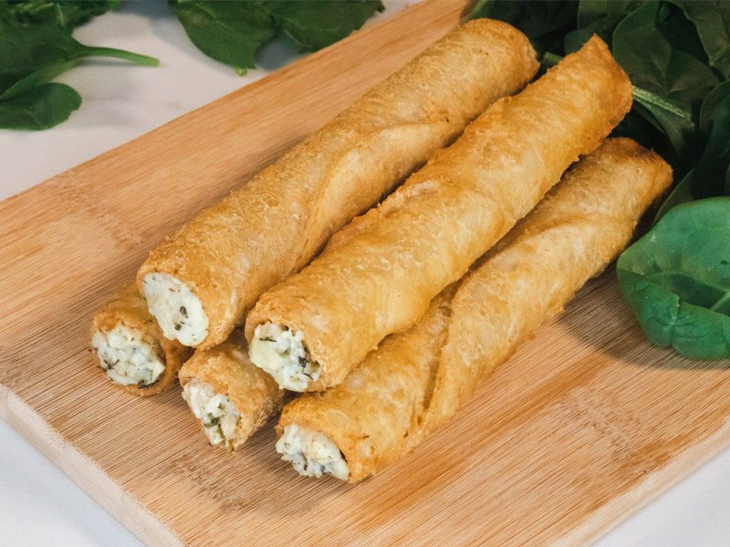 Home All Products Closeout Posada Cruncheros Spinach & Artichoke Rolled ...