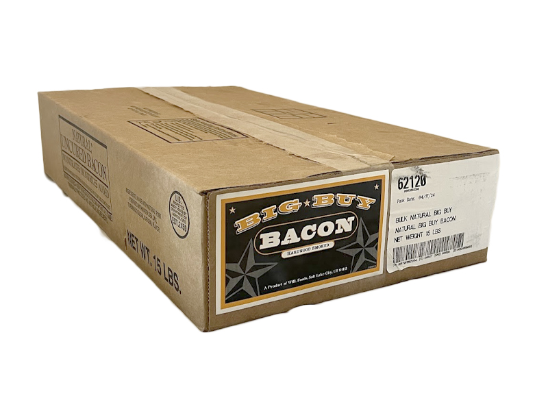 Daily's Big Buy Natural Uncured Bacon 15 lb CASE- HD