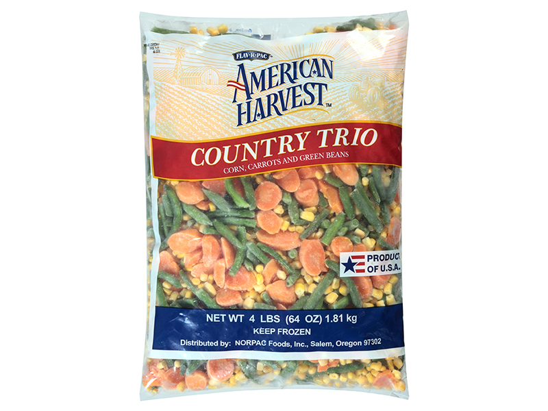 Flav-R-Pac American Harvest Country Trio Blend 4 lb. Bag EACH