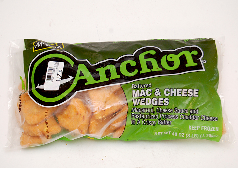 McCain (Anchor) Battered Mac & Cheese Wedges 3 lb. Bag EACH