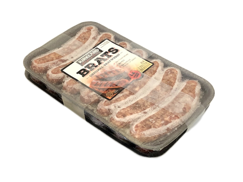 Kirkland Original Pork Brats 14 ct./3.5 lb. Pack EACH