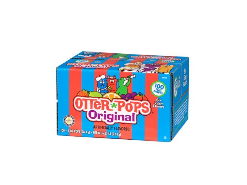 Otter Pops Raspberry, Strawberry, Lime, Grape, Punch, & Orange Ice Pops ...