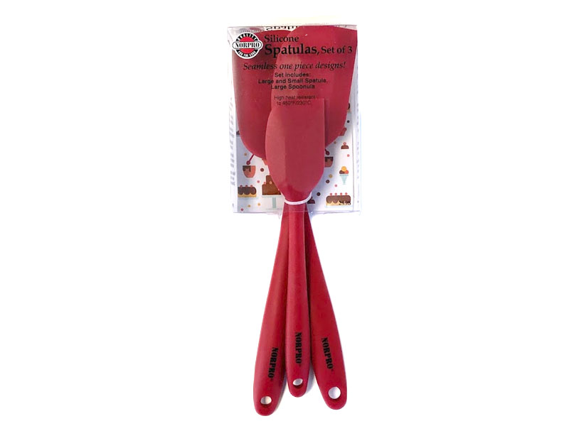 Norpro Silicone Spatulas 3 ct. Set EACH
