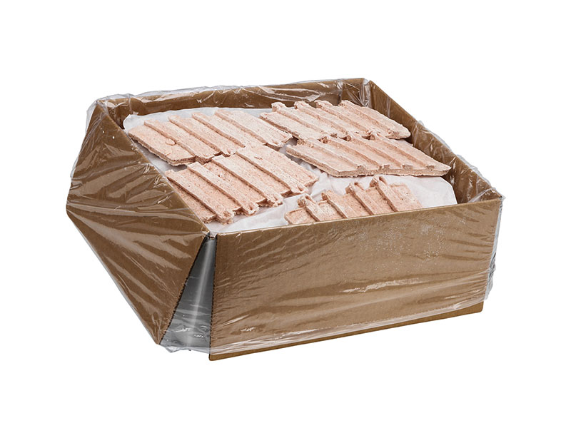 Holten Boneless Pork Patty Rib Shape 40/4 oz. Patties CASE