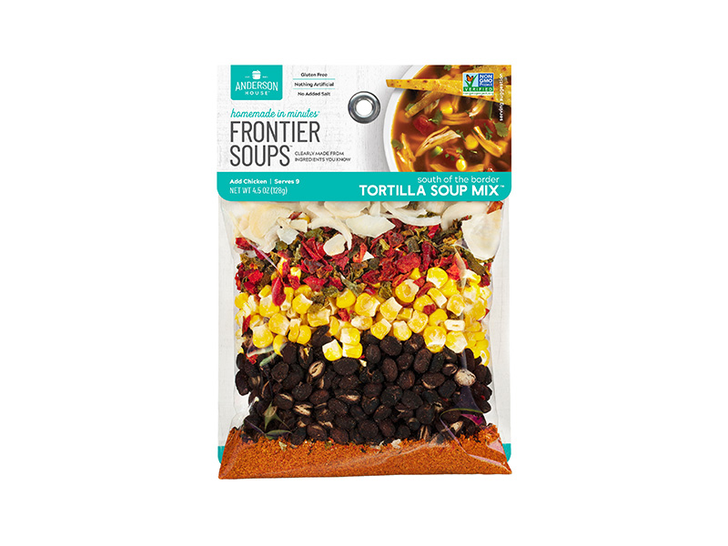 Frontier Soups Homemade in Minutes Tortilla Soup Mix 4.5 oz. Bag EACH