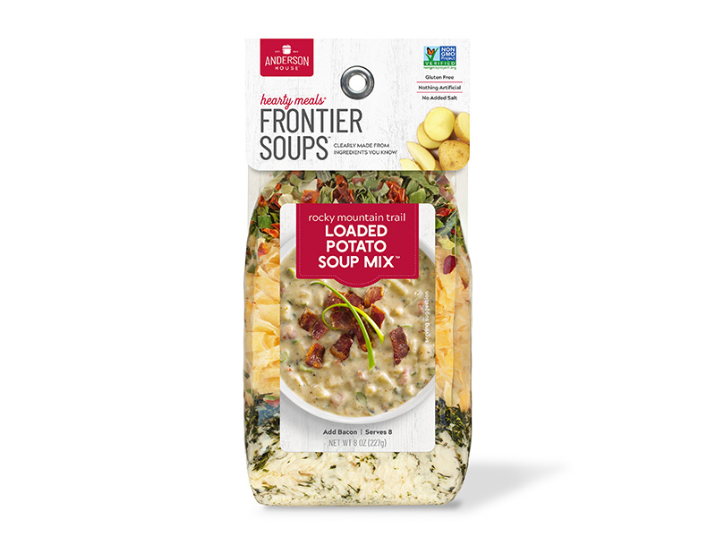 Frontier Soups Hearty Meals Loaded Potato Soup Mix 8 oz. Bag EACH