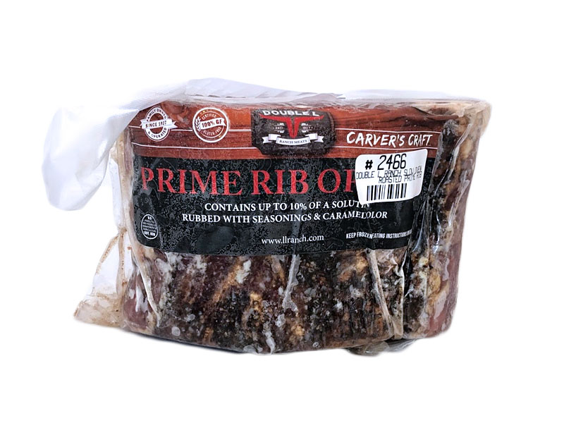 Double L Ranch Slow Oven Roasted Prime Rib, Boneless Roast EACH