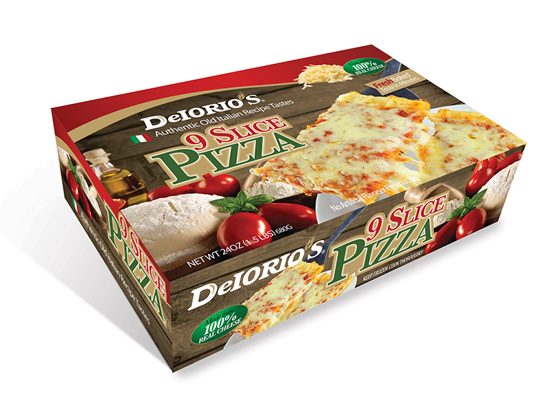 Deiorio's 9 Slice Cheese Pizza 24 oz. EACH