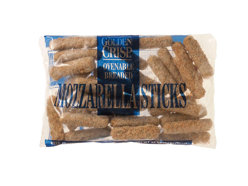 Golden Crisp (McCain) Ovenable Breaded Mozzarella Sticks 2 lb. Bag EACH