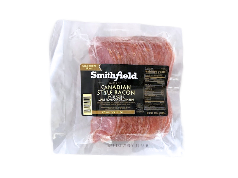 Smithfield Smoked Canadian Style Bacon 32 oz. Pouch EACH