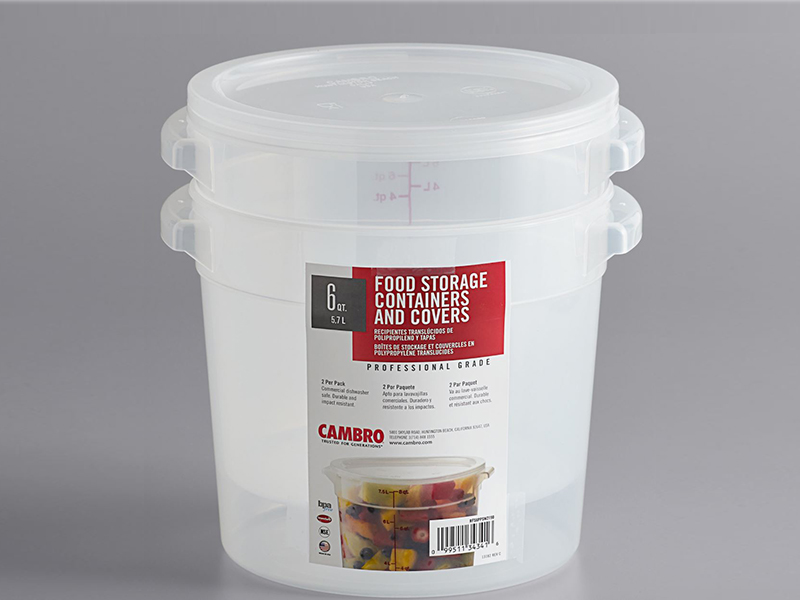 Cambro 6 qt. Food Storage Containers and Covers 2 ct. Set EACH