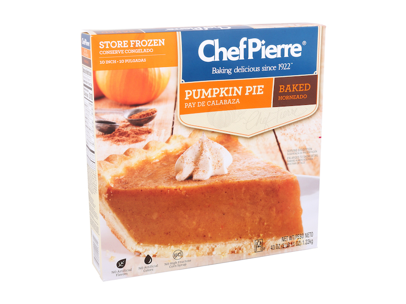 Chef Pierre 10 in. Baked Pumpkin Pie 43 oz. EACH - HD