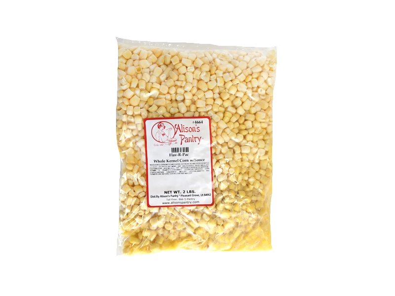 Flav-R-Pac Whole Kernel Corn W/Sauce 2 lb. Bag EACH