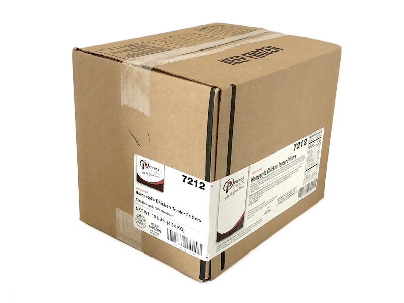 Pierce Homestyle Chicken Tender Fritters 10 lb. CASE