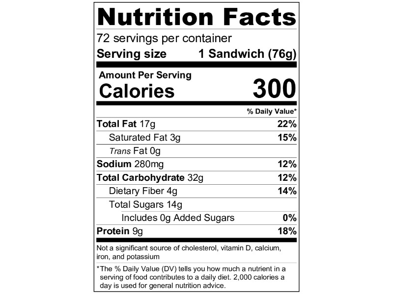 Smuckers Wheat Uncrustables PB & Grape Jelly Sandwich 72/2.6 oz. CASE
