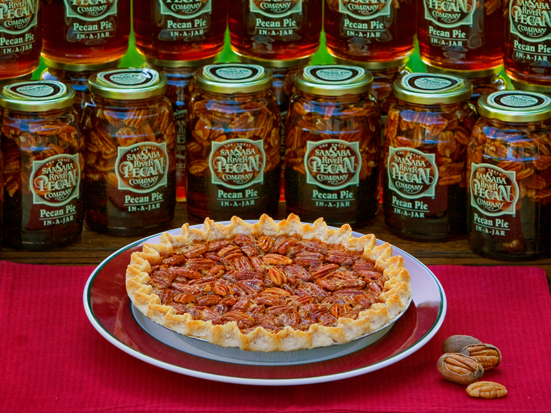 San Saba Pecan Pie In A Jar 24 oz. Jar EACH