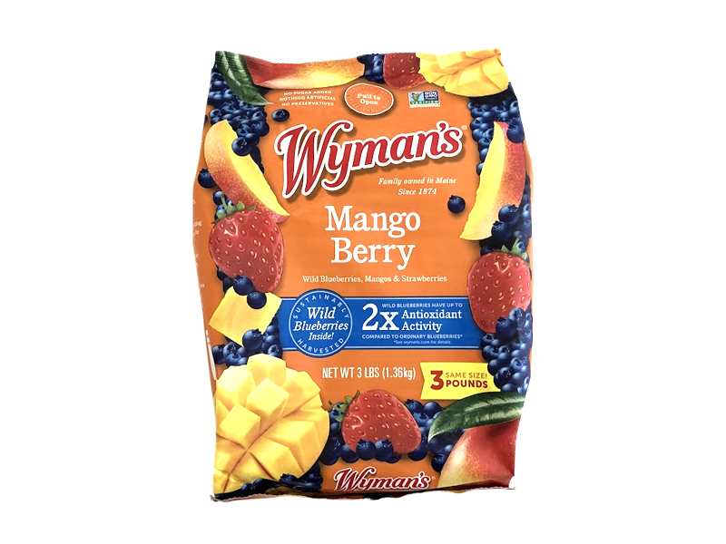 Home All Products Gluten Free Fruits and Vegetables Wyman's Mango Berry W/Wild Blueberries 3 lb ...